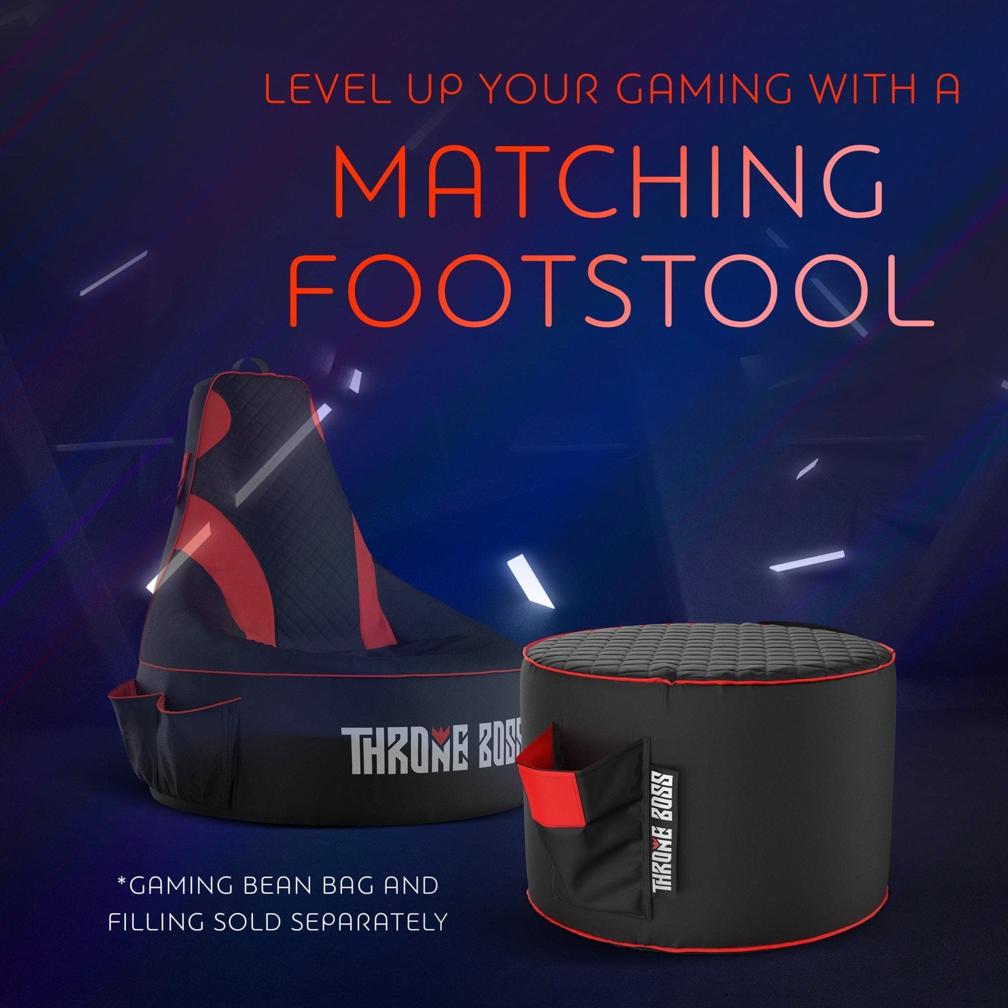 Gaming Footstool | FREE Delivery – Throne Boss Australia